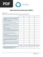 Borderline Personality Questionnaire BPQ Sample Report Scoring | PDF ...