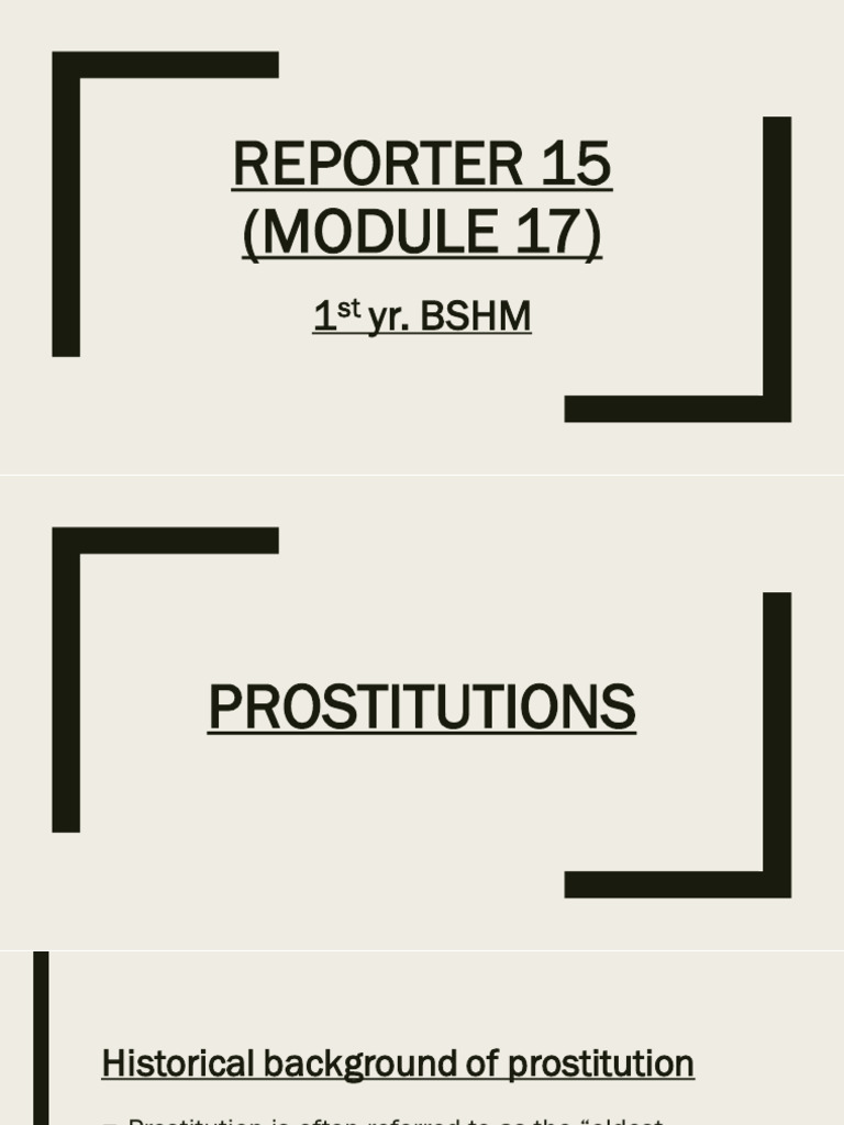 Reporter 15 (MODULE 17) : 1 Yr. BSHM | PDF | Miscarriage | Malnutrition
