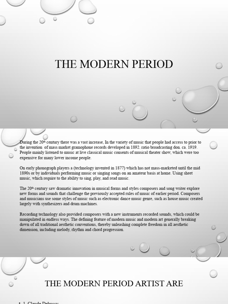20th Century Music Evolution | PDF | Musical Compositions | Entertainment