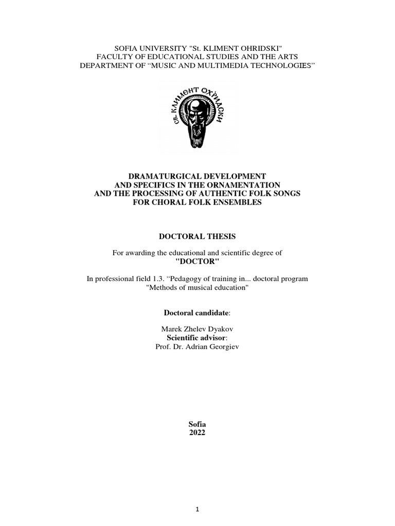 Avtoreferat - Dyakov - Eng - Translate - 31 - 03 - 23 | PDF ...