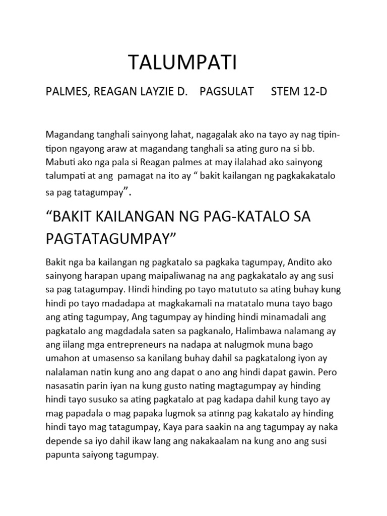 TALUMPATI | PDF
