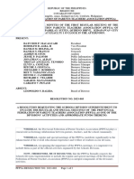 Division Memorandum - 16 Second City FPTA General Assembly | PDF ...