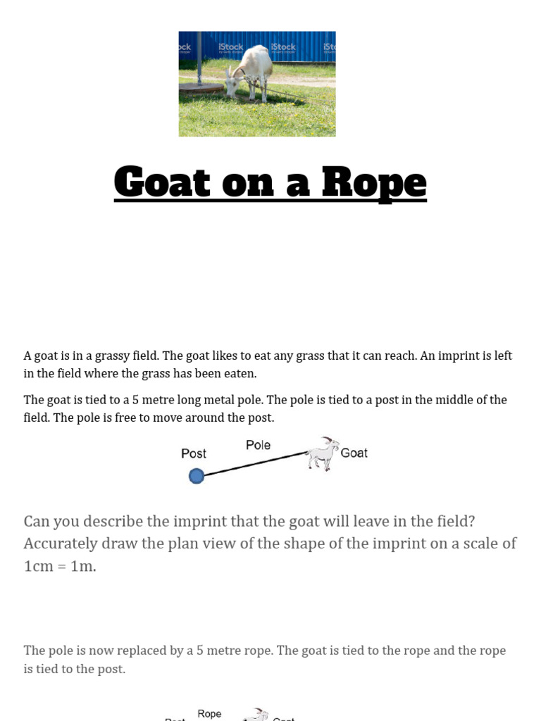 1.3.1 Goat On A Rope | PDF