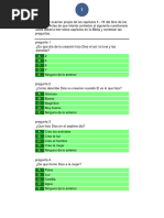 Cuestionario Genesis Preguntas | PDF | Jacob | Abrahán