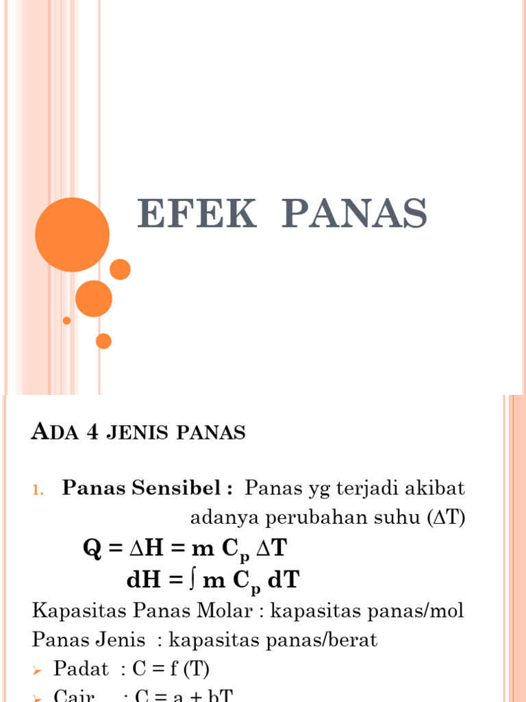 Jenis-jenis Panas dan Rumusnya | PDF