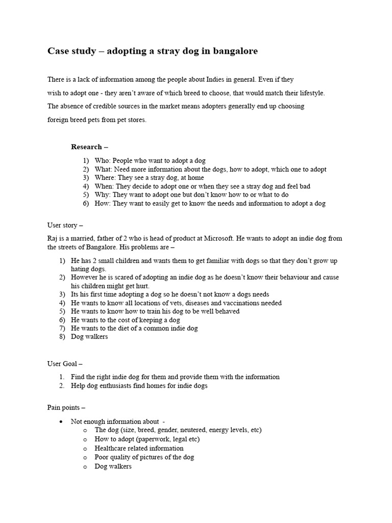 Case Study DOGs | PDF | Dogs | Social Media