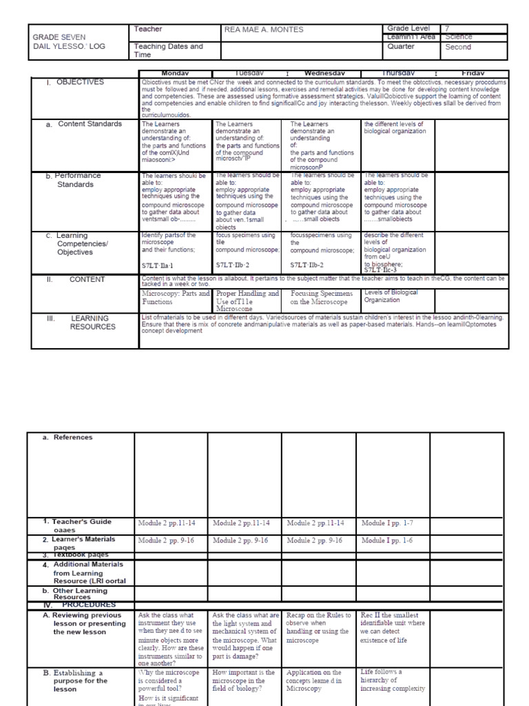 Grade 7-Quarter 2 - 024958 | PDF | Reproduction | Learning