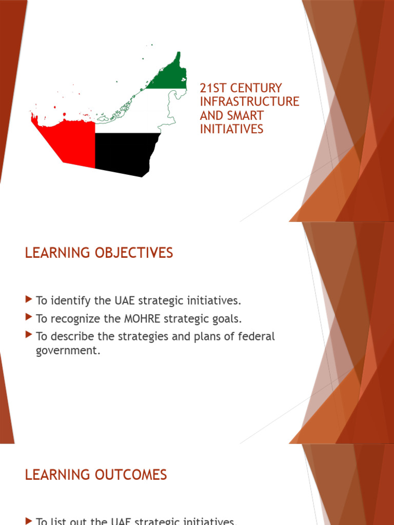 Ppt-Uae SST 21ST Century Infrastructure and Smart Initiatives | PDF ...