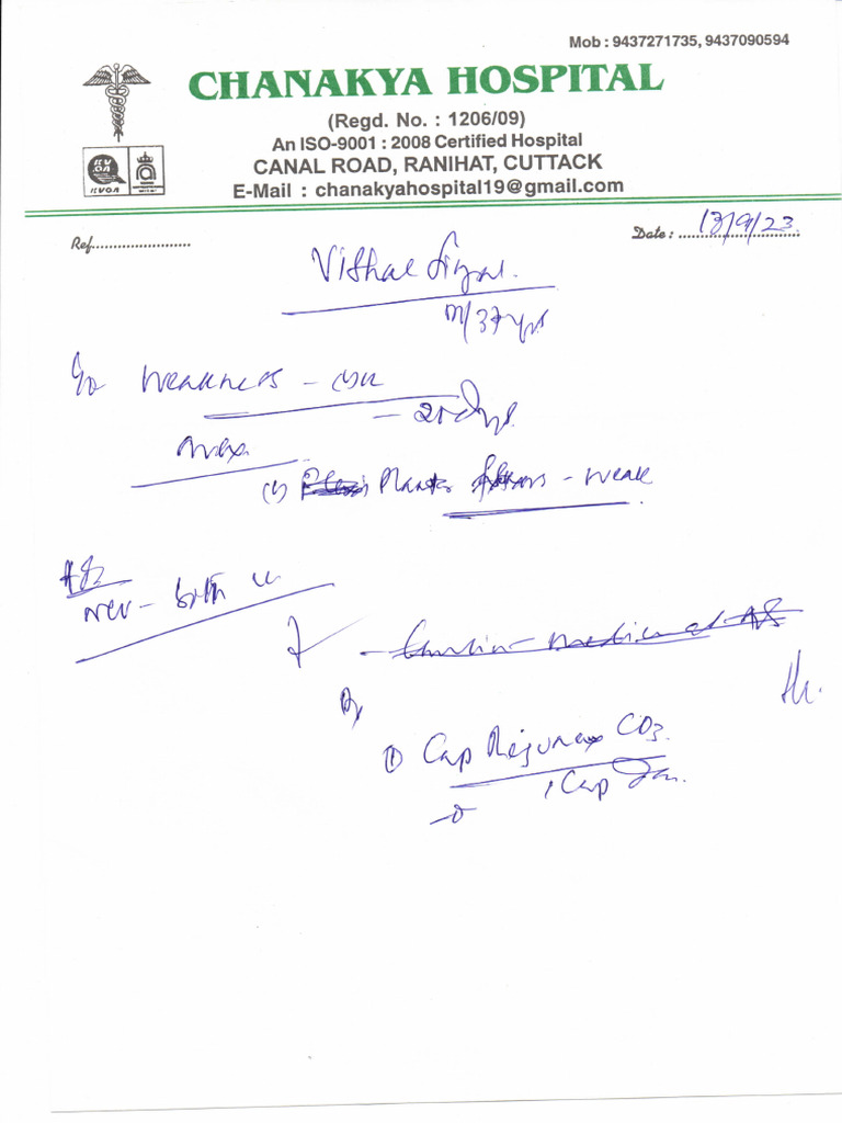 DR Ali Prescription | PDF