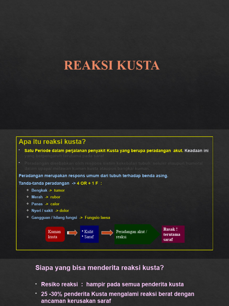 Reaksi Kusta: Tipe, Gejala, dan Penanganan | PDF | Pengembangan Diri ...