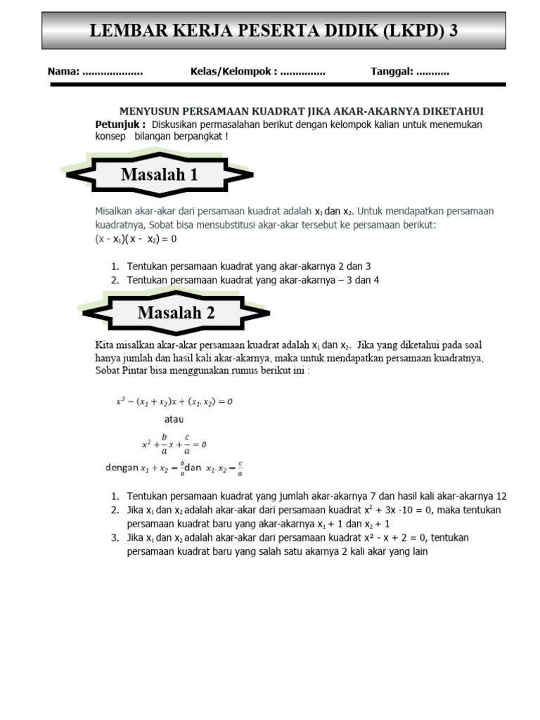 LKPD 10 PKB | PDF | Metode & Bahan Ajar