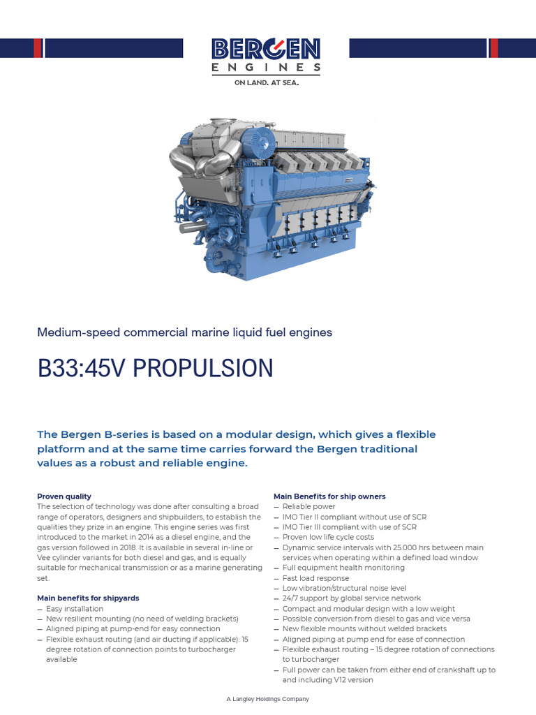 B33 45V Propulsion | PDF | Engines | Diesel Engine