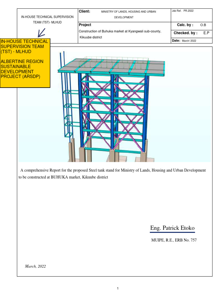 Tank Support Design Report-Buhuka 05032022 - Reviewed | PDF | Buckling ...