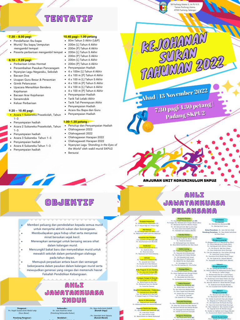 Buku Program Kejohanan Sukan Tahunan 2022 | PDF