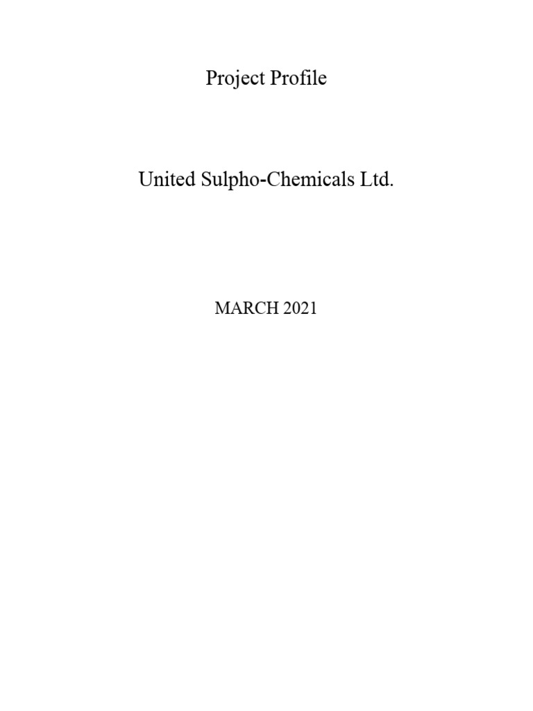 Project Profile | PDF