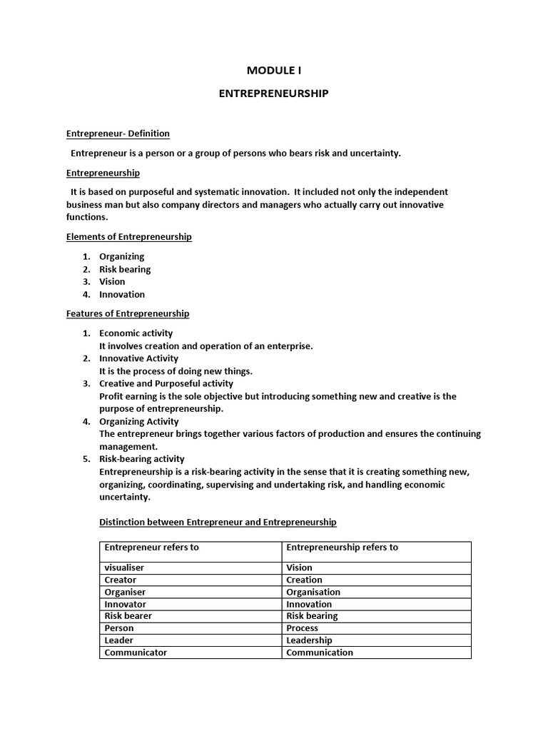 EDPM FULL NOTES | PDF | Entrepreneurship | Franchising