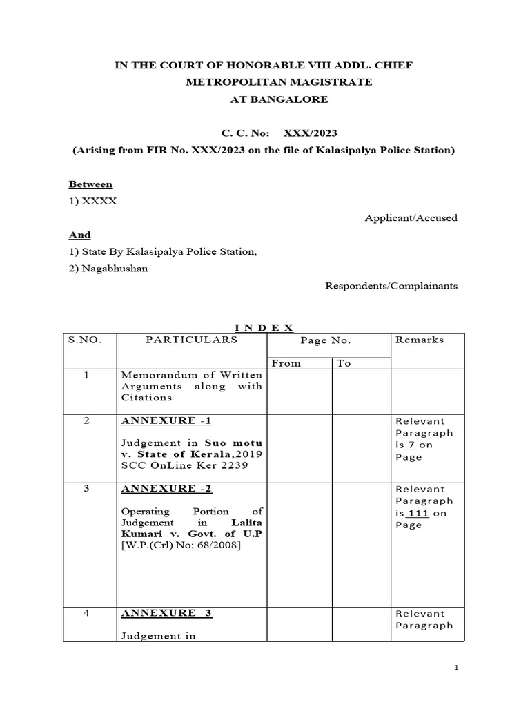 Written Arguments on CrPC Section 258 | PDF | Prosecutor | Legal Procedure