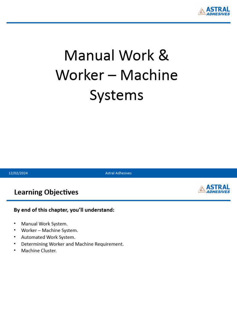 Work System | PDF | Machines | Tools