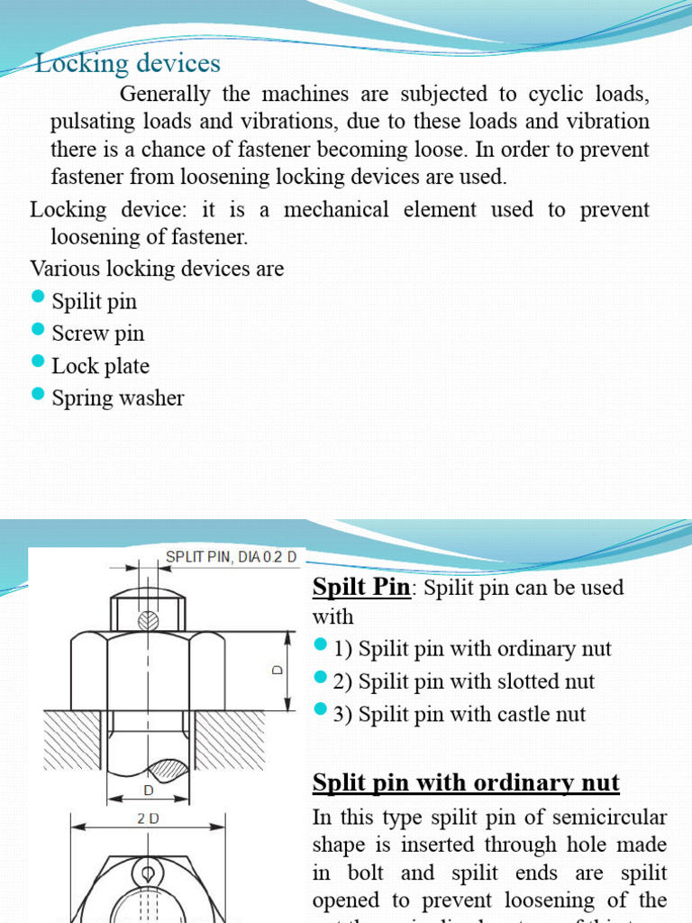 Locking Devices | PDF | Nut (Hardware) | Screw