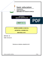 Grade 12 Sepedi Paper 1 Notes | PDF
