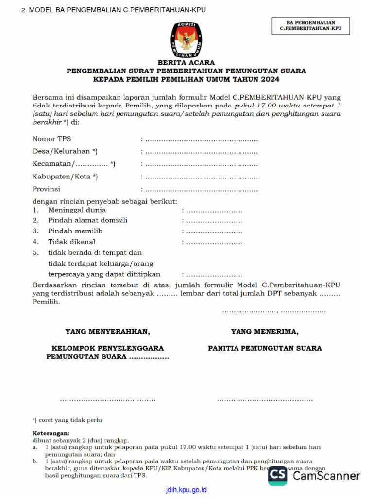 Format Pengembalian C-Pemberitahuan | PDF Format Pengembalian C-Pemberitahuan | PDF