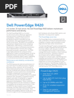 Poweredge r470 Spec Sheet | PDF | Data Center | Scalability