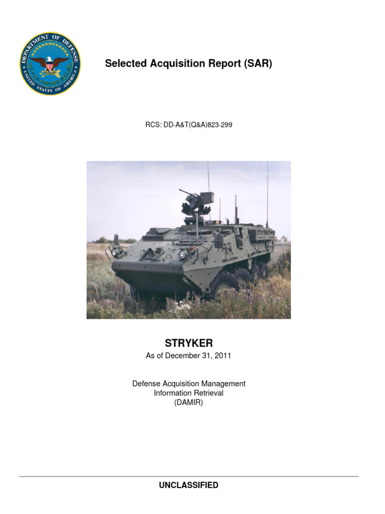Stryker Programm History Pdf Military Science Military