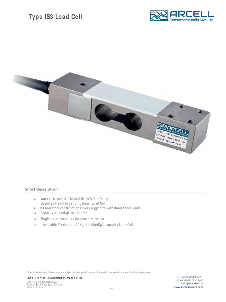 Arcell Is3 Regular | PDF | Electronics | Manufactured Goods