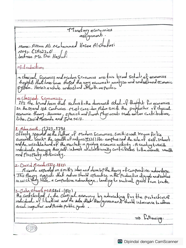 Monetary Economics Assignment | PDF