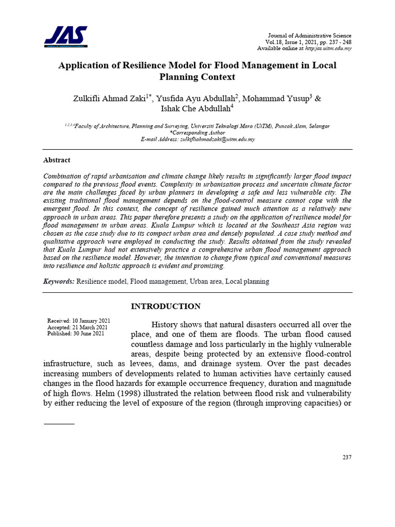 Flood Resilient | PDF | Flood | Stormwater