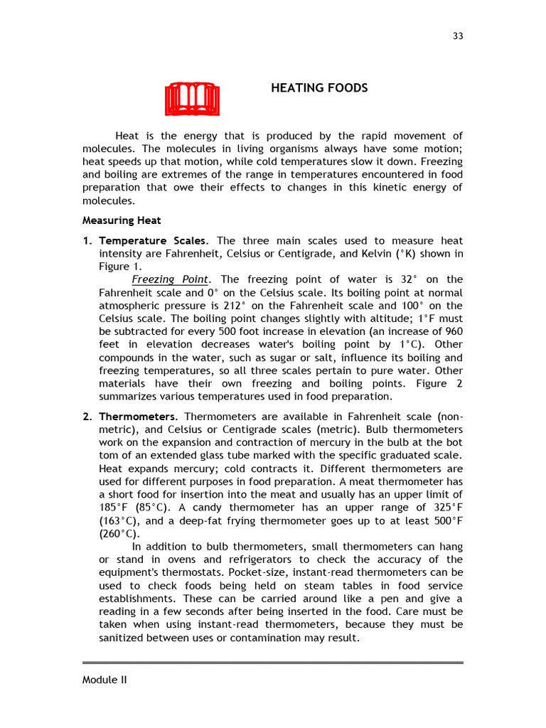 Heating Foods and Equipment Use in Food Preparation | PDF | Grilling ...