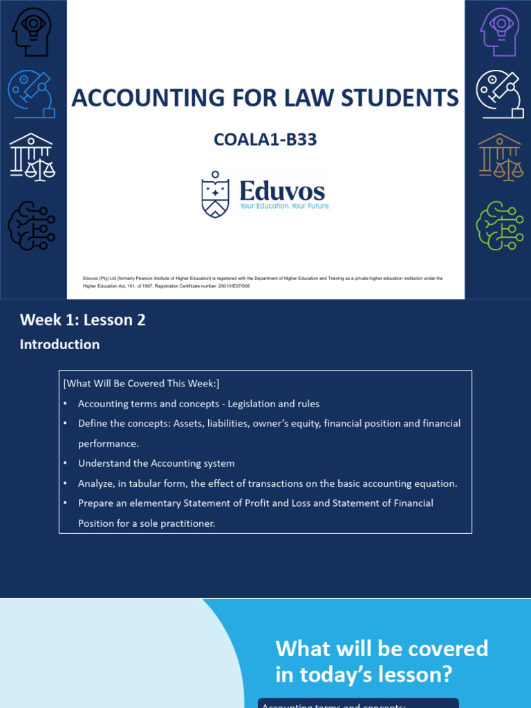 Week 1 Slides | PDF | Debits And Credits | Balance Sheet