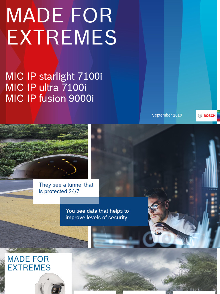 MIC IP Camera Family 7100i Update Final 37706 | PDF | Security Alarm ...