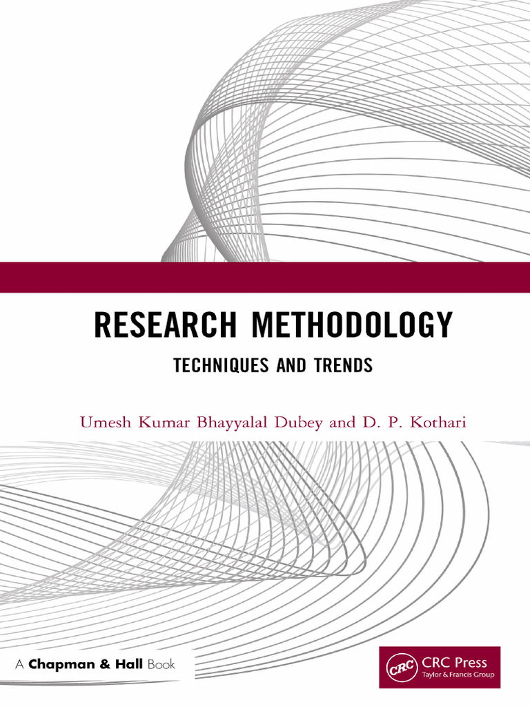 Research Methodology Techniques And Trends Umesh Kumar Bhayyalal Dubey