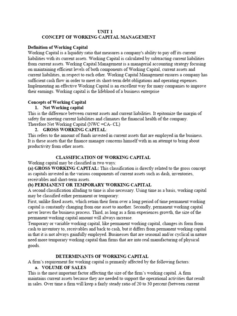 Business Finance Handout | Download Free PDF | Working Capital | Stocks