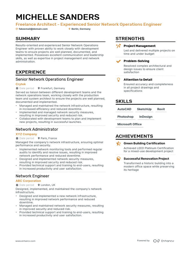 Michelle Sanders Resume | Download Free PDF | Project Management ...