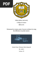 Osmolarity of A Potato Lab | PDF | Osmosis | Physical Sciences