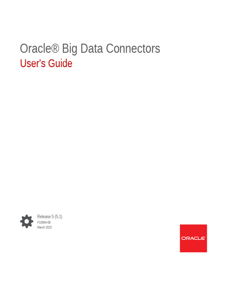 Oracle Big Data Connectors Users Guide | PDF
