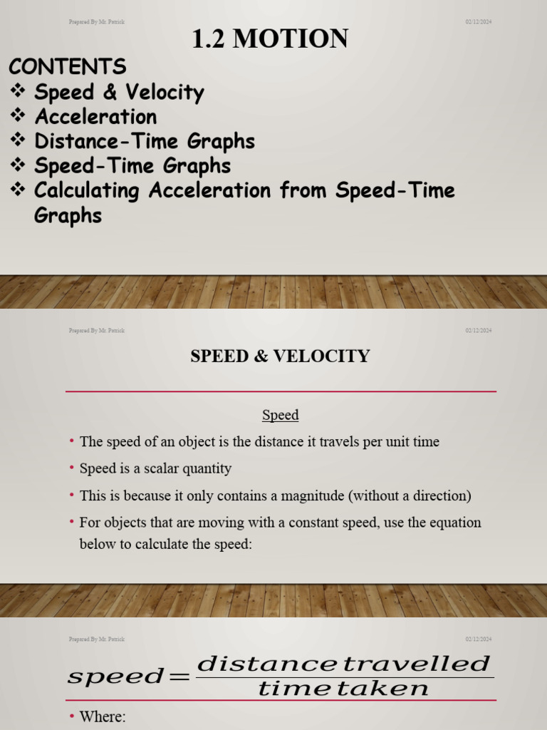 Chapter 2 | PDF | Velocity | Acceleration