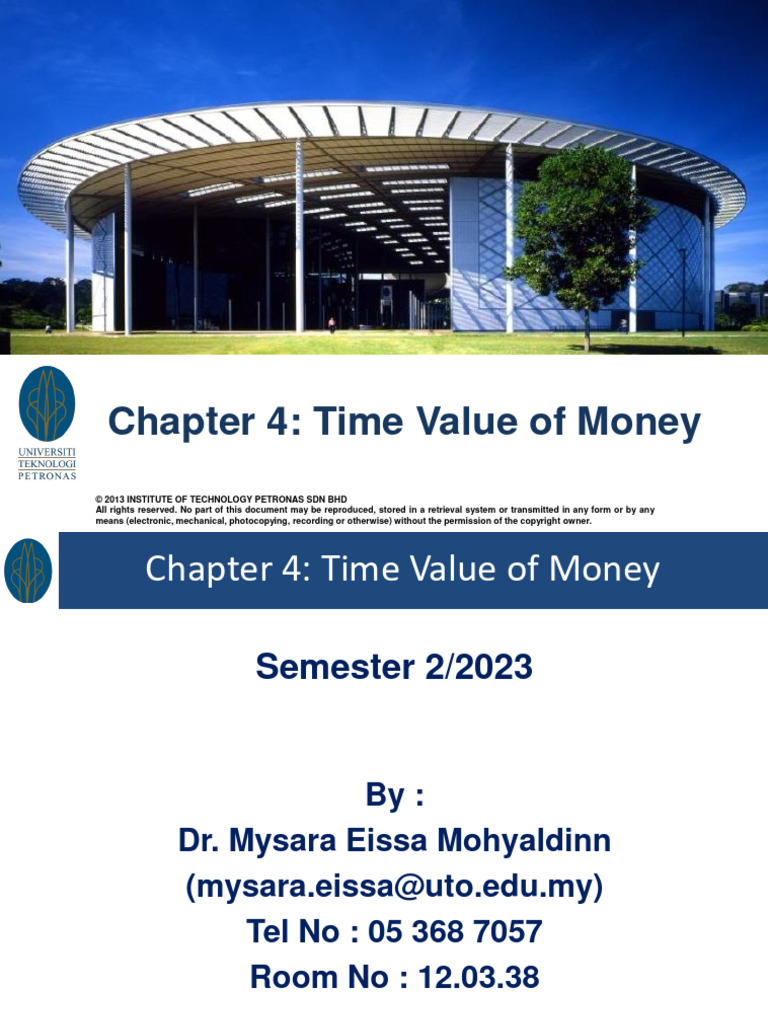 Module 4-5 - Time Value of Money+project Evaluation | PDF | Interest ...