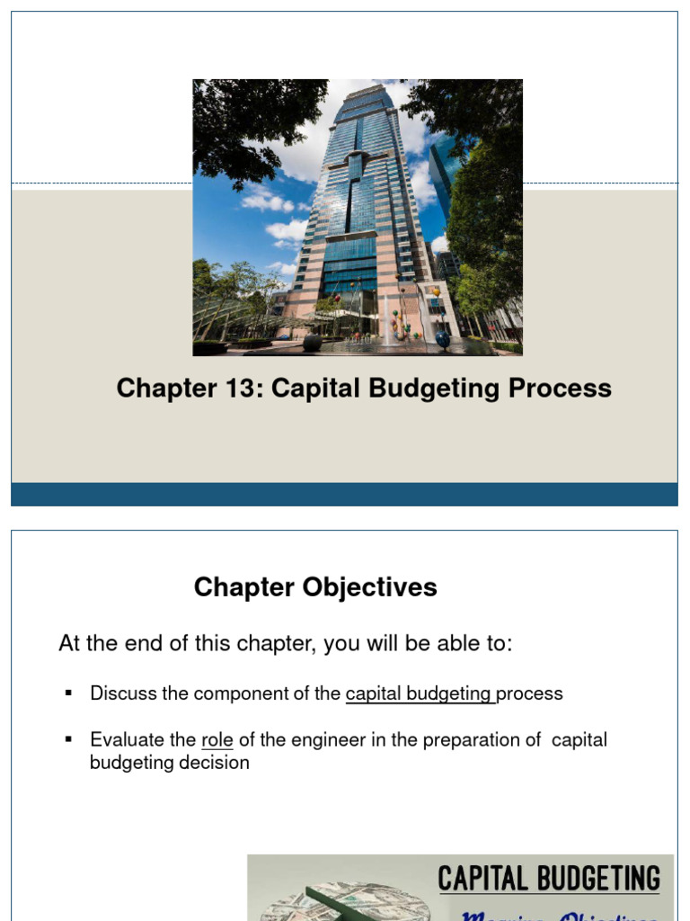 Capital Budgeting Process Module 9 Updated Pdf Capital Asset