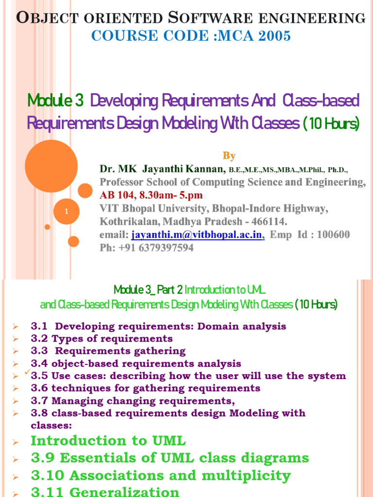Chapter 4 Introduction To UML and UML Diagrams Class-Based Requirements Design | Download Free ...