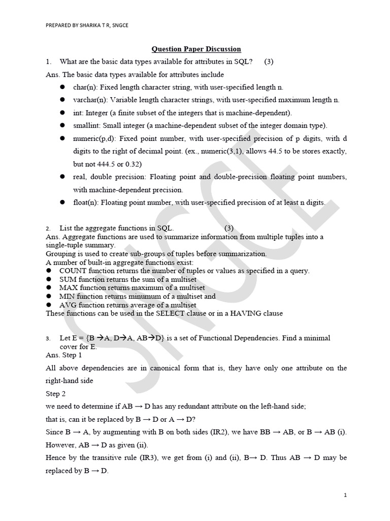 Module 3 ND 4 QP Discussion | PDF | Computer Programming | Mathematical Logic