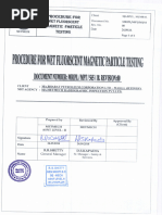 WFMT Procedure for Magnetic Testing | PDF | Nondestructive Testing | Light