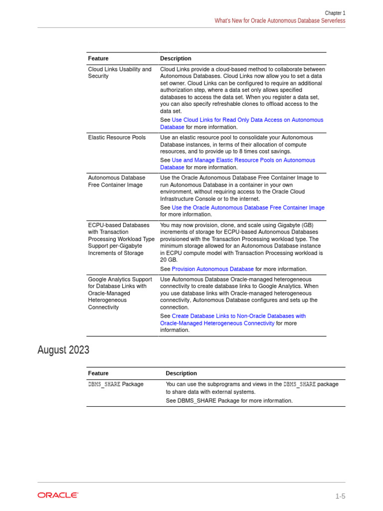 Using Oracle Autonomous Database Serverless 31 40 Pdf Databases Cloud Computing