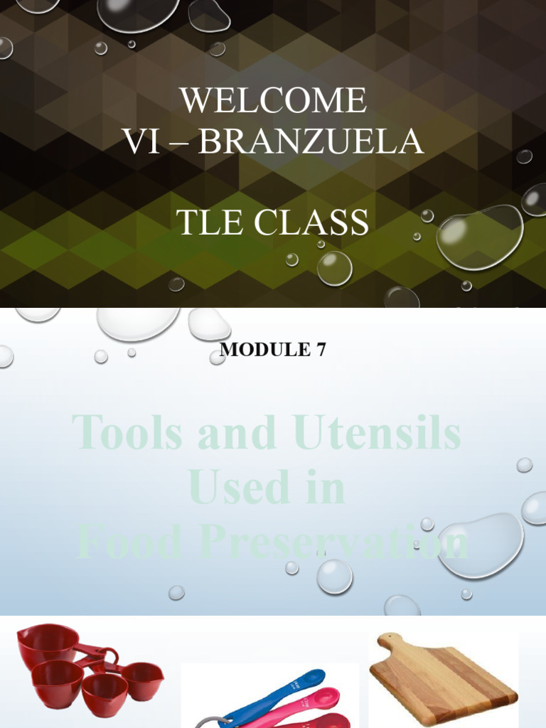 He Lesson 11 Tools Utensils And Equipment And Their Substitutes In Food