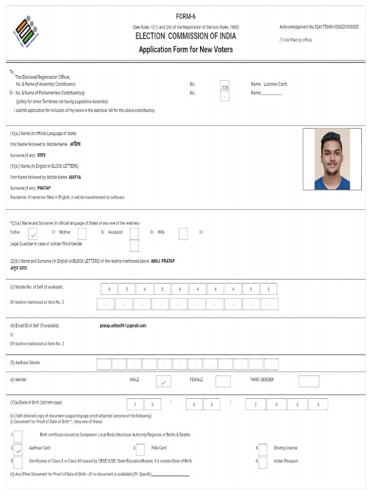 Form6 S24175O6N1006231000003 PDF | PDF