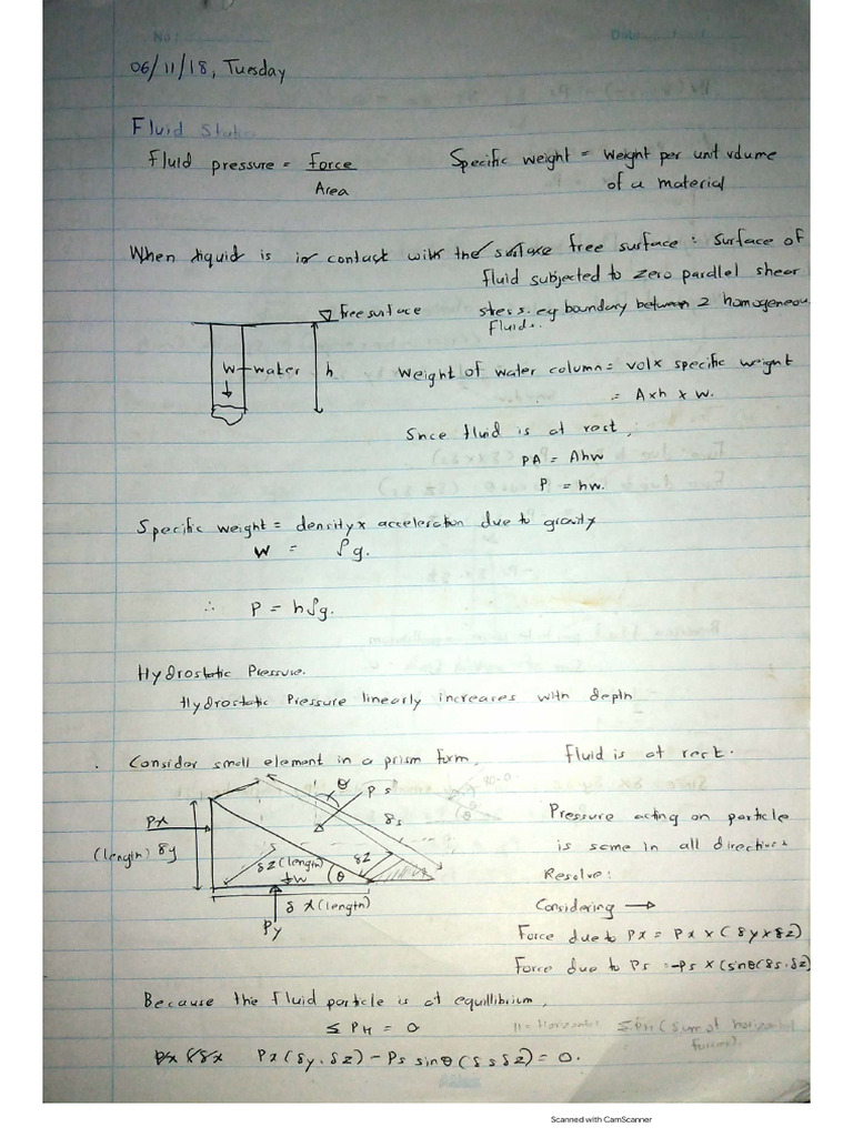 Hydraulics Notes 2 | PDF