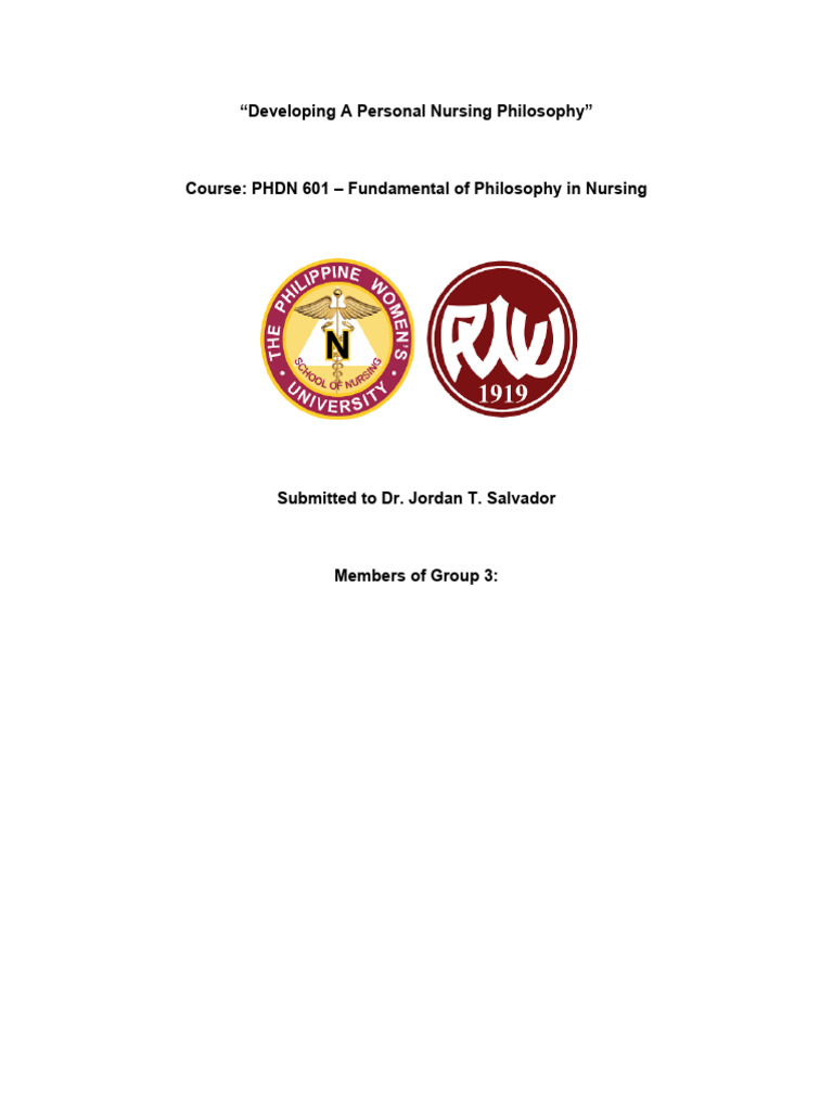 Personal Philosophy of Nursing Examples | PDF | Nursing | Health Care