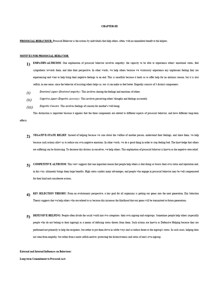 Social UNIT III & IV | PDF | Empathy | Attitude (Psychology) Social UNIT III & IV | PDF | Empathy | Attitude (Psychology)
